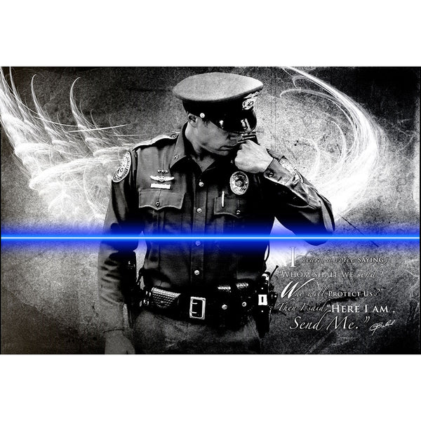 Police Art for Sale - No Greater Love Art